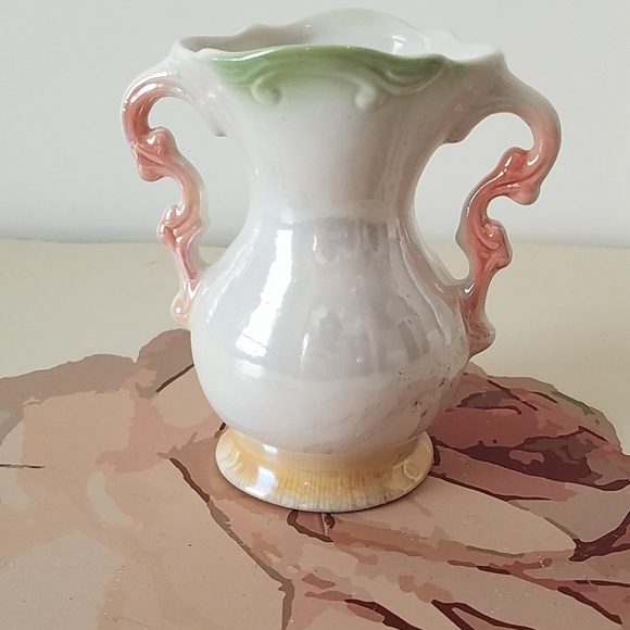 Brazilian | Accents | Vintage Handpainted Made In Brazil Two Handle ...